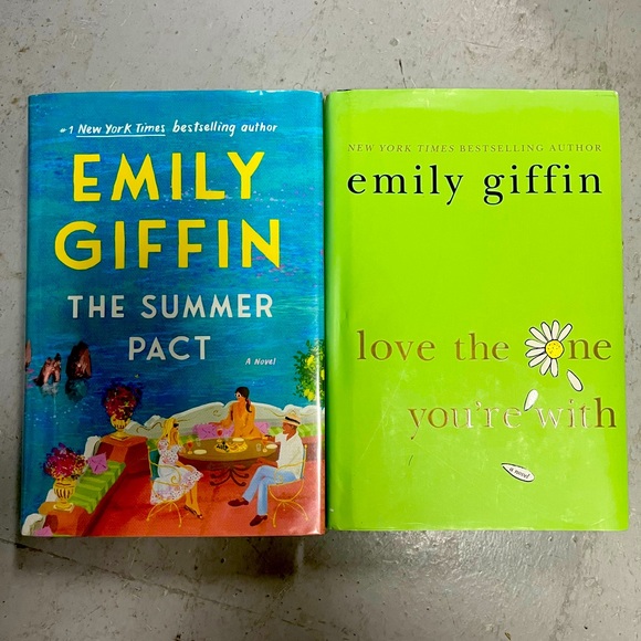 Other | Emily Giffin Book Set The Summer Pact Love The One Youre With ...